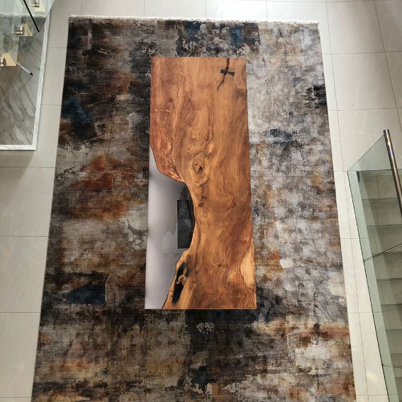 | Original furniture with a natural edge