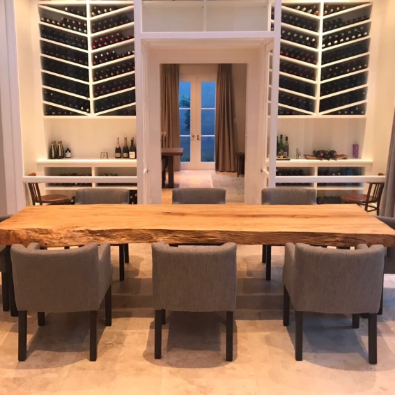 | Original furniture with a natural edge